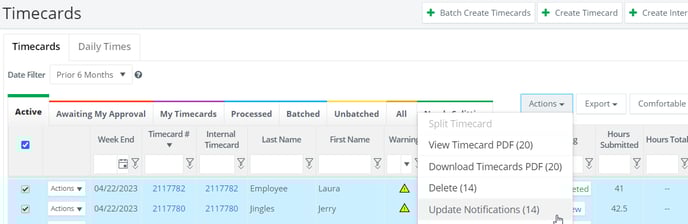 How to: Update Notifications